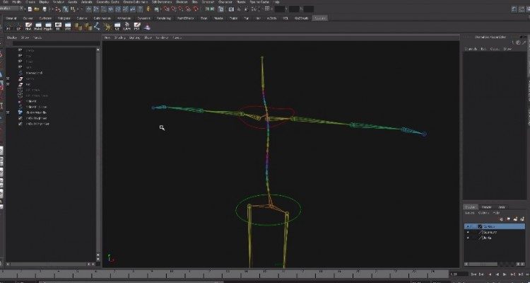 IK Spline Spine Rig in Maya 3