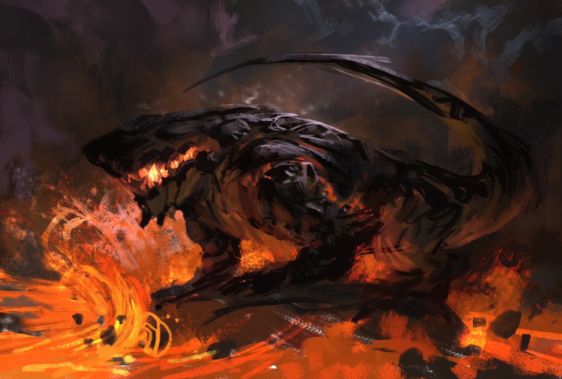 Mike Azevedo : lava pit