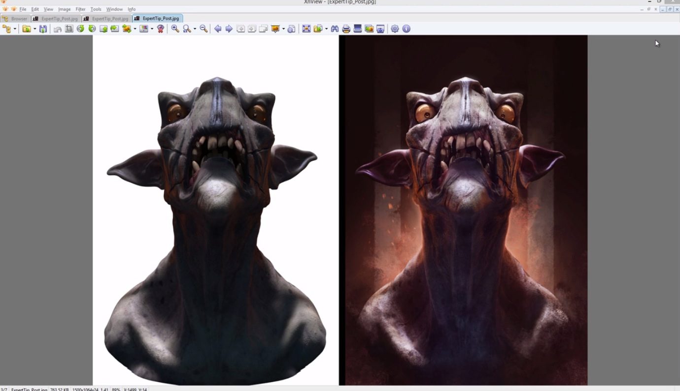 Improving 3D renders with Photoshop