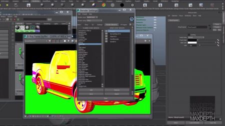 Render Passes for Nuke Comp Relighting with Vray for Maya