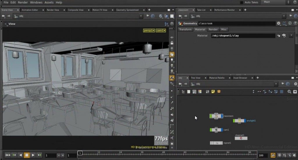 Interior Rendering in Houdini