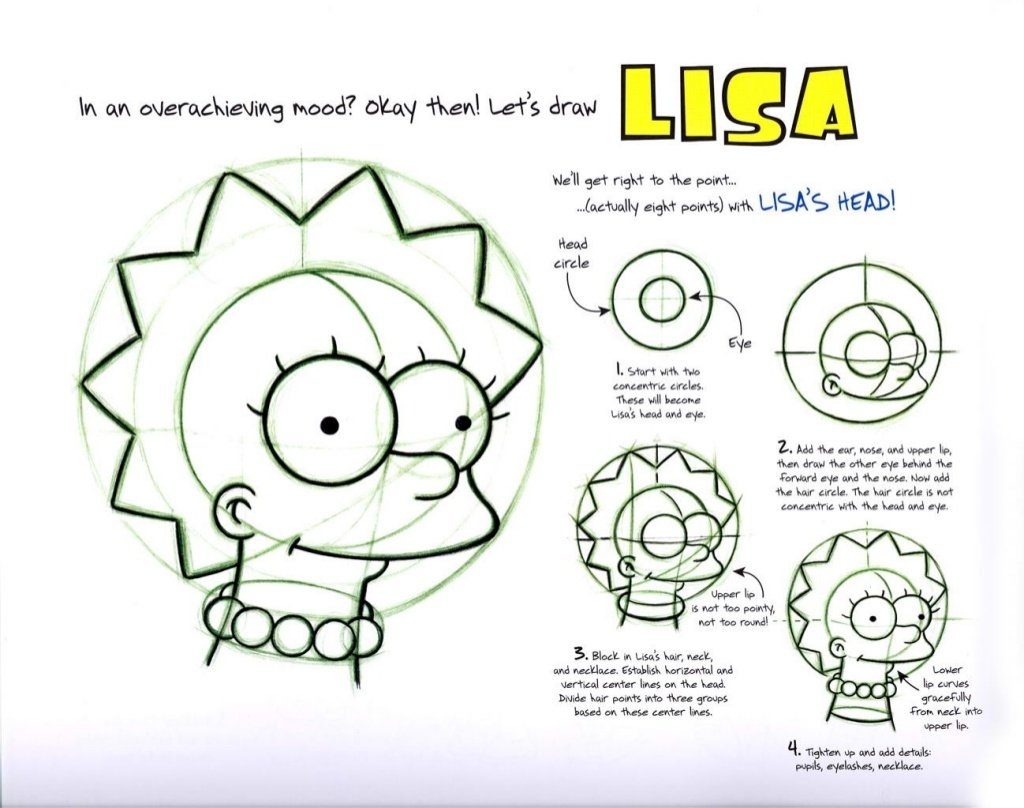 The Simpsons Original Model Sheets