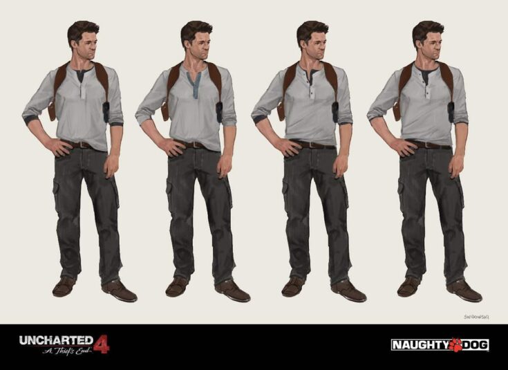 Uncharted Character Concept Art