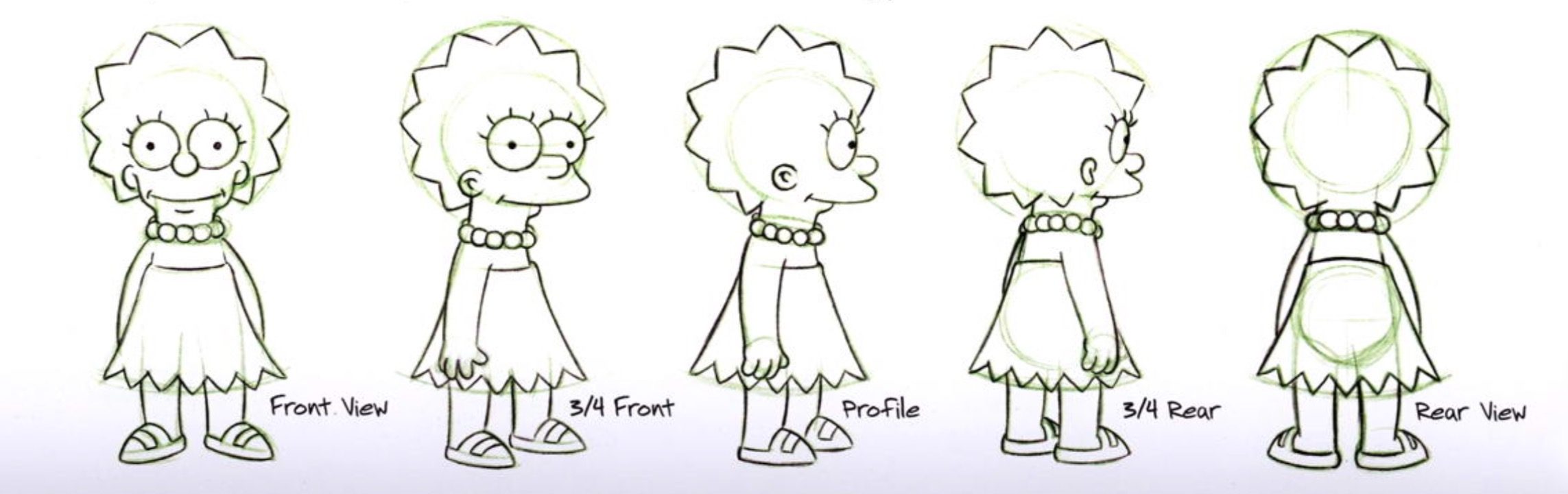 Classic - The Art of the Simpsons: 40+ Original Model Sheets