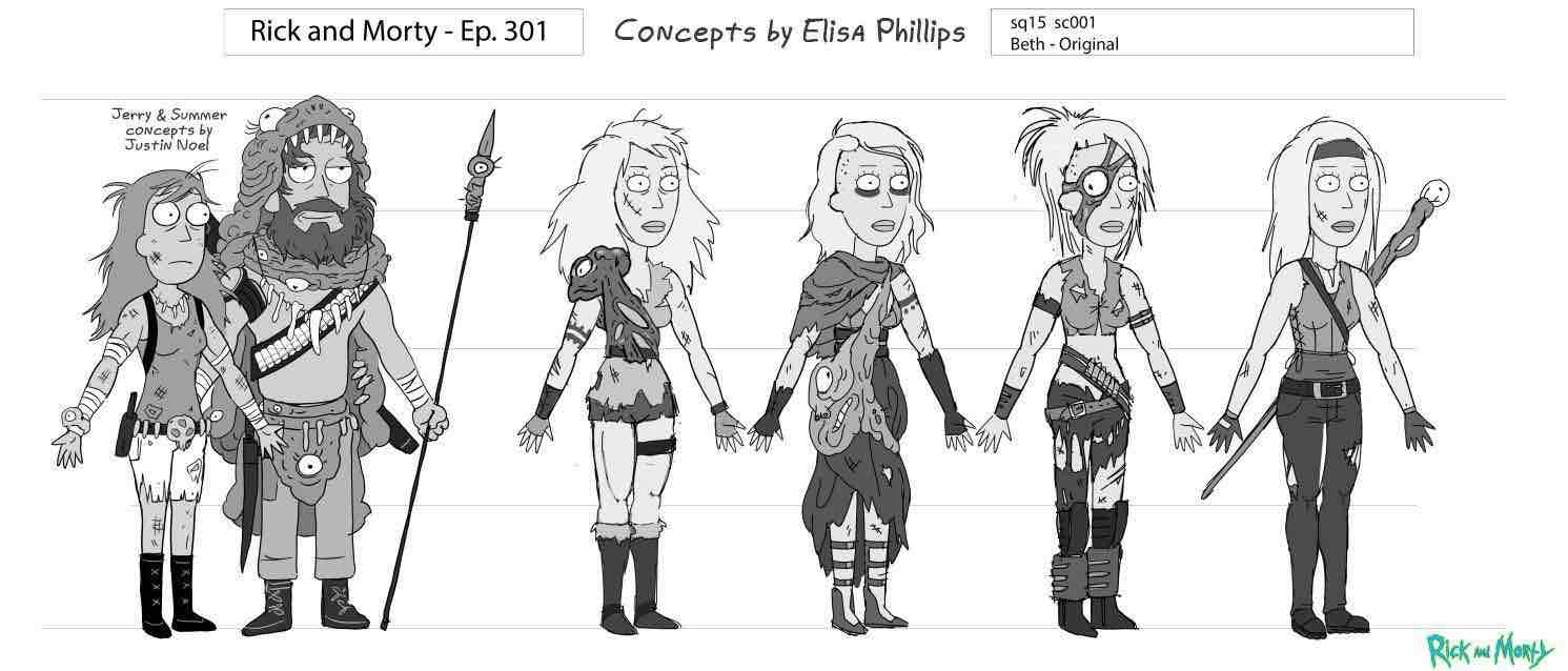 Pin on Rick And Morty Model Sheet
