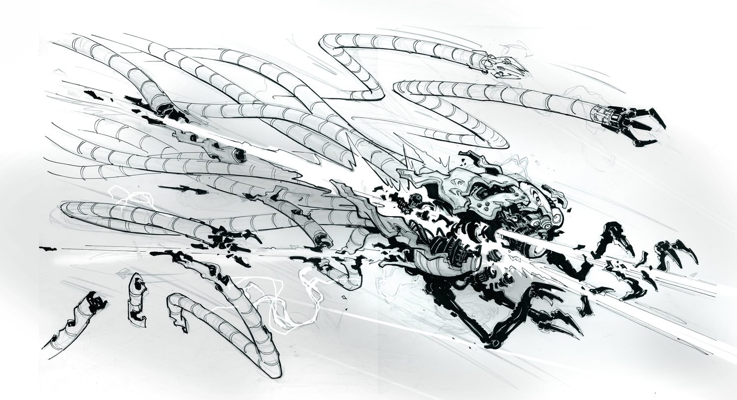 George Hull Concept Art - Matrix