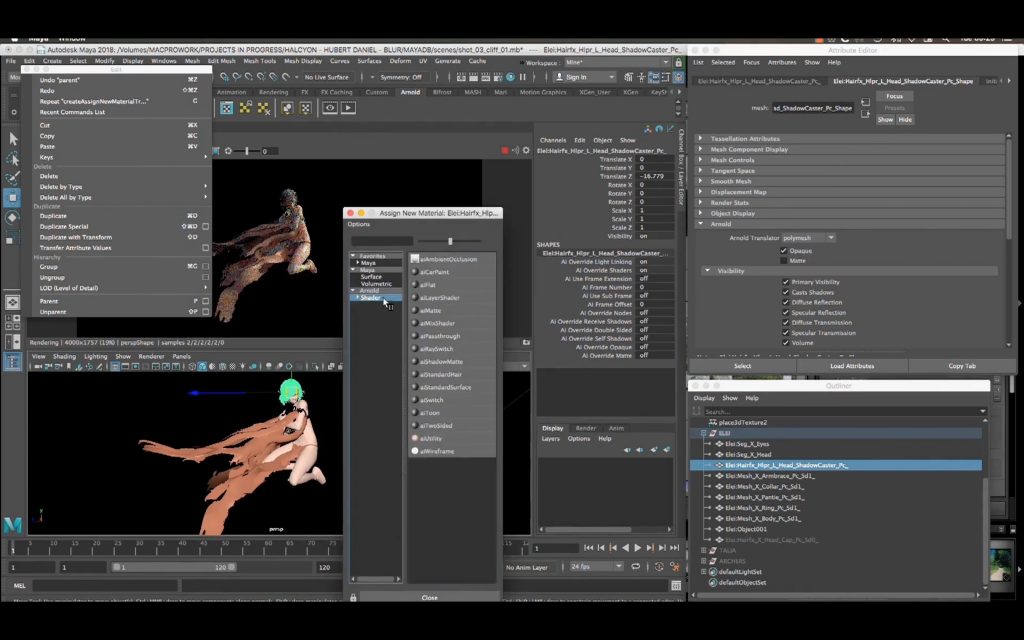 Making Of The Cliff by Marco Iozzi