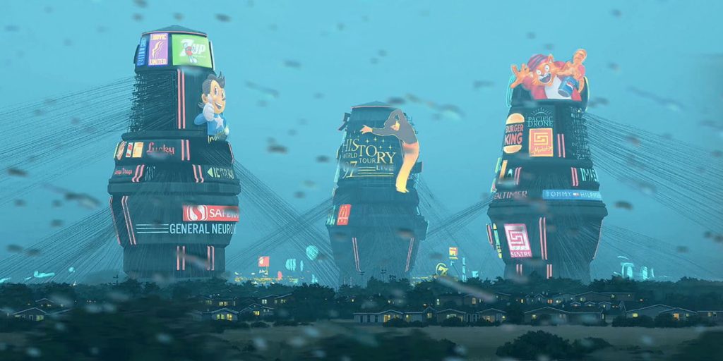 The Electric State by Simon Stalenhag Animated