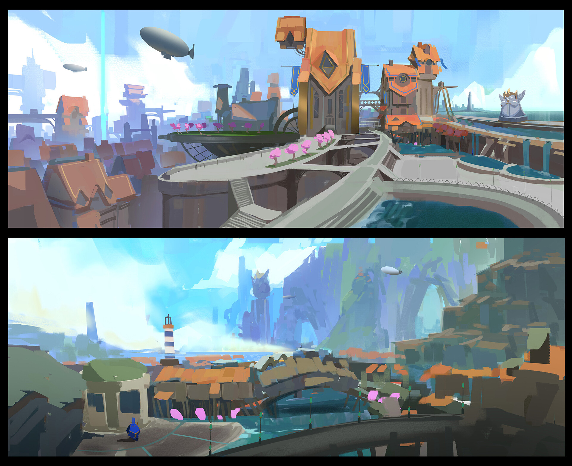 Riot X Arcane Concept Art by Envar Studio