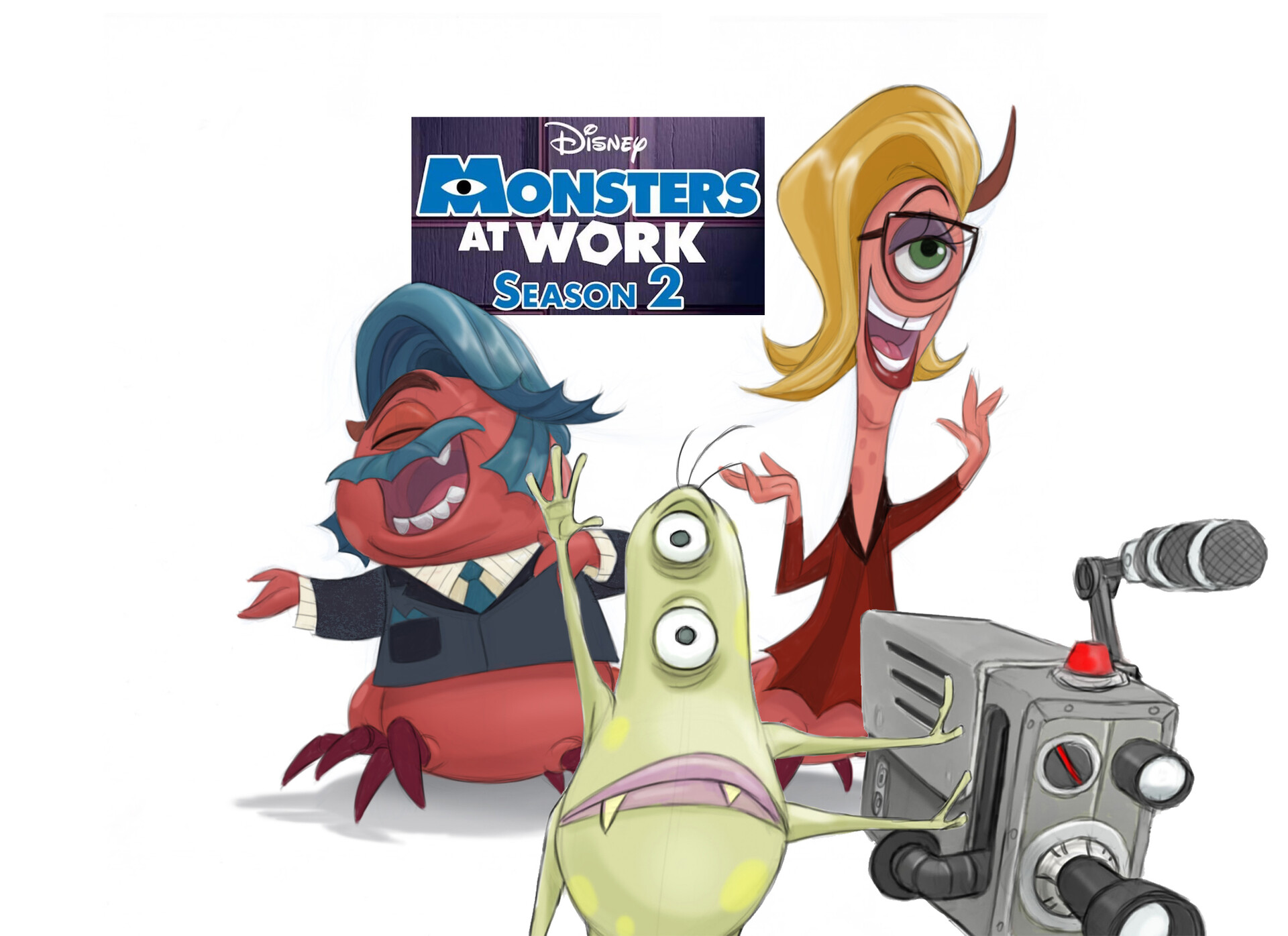 The Art Of Monsters at Work Season 2 by Jeff Merghart - (111)